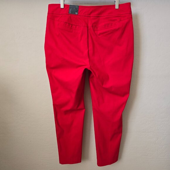 torrid | Pants & Jumpsuits | Torrid Red Deluxe Stretch Ankle Trouser ...